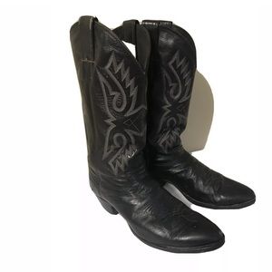 Justin Boots | Shoes | Justin Boots Roper Style Cowboy Western Black ...